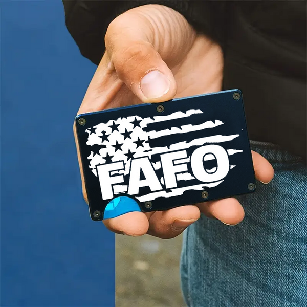 FAFO RFID Blocking Aluminum Wallet - Secure & Stylish – Nashville Metal Art