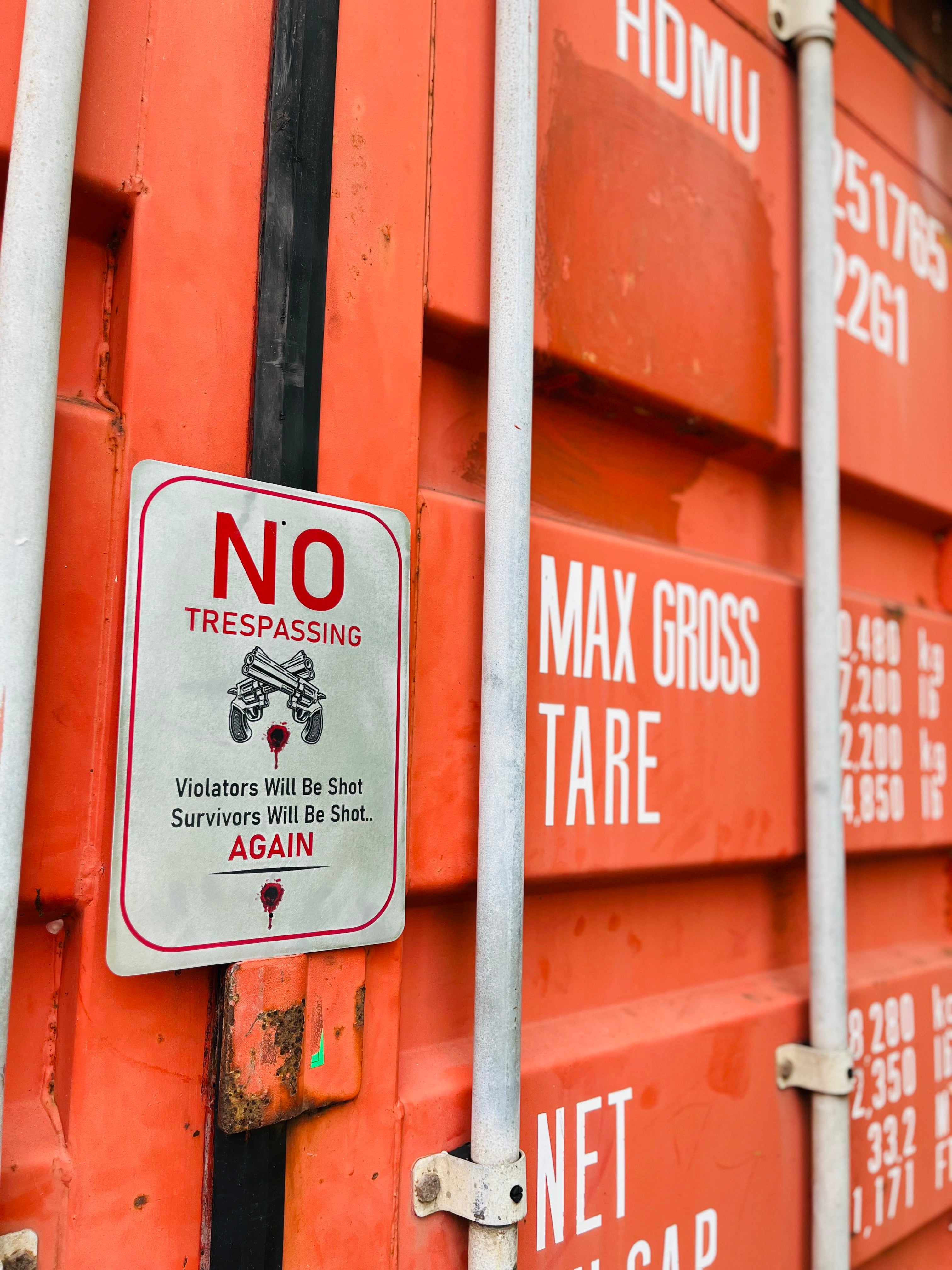 No Trespassing Sign - Handcrafted in the USA – Nashville Metal Art