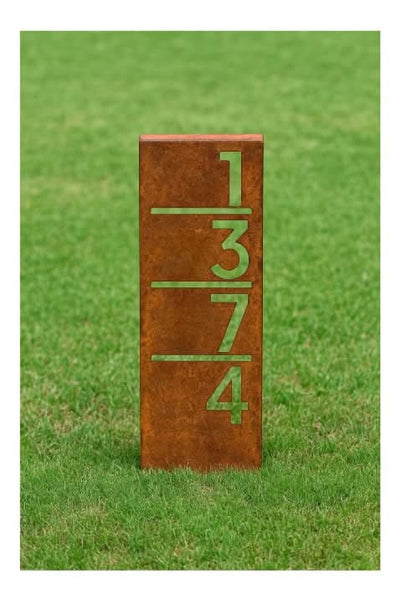 27” Modern Address Marker" – Nashville Metal Art