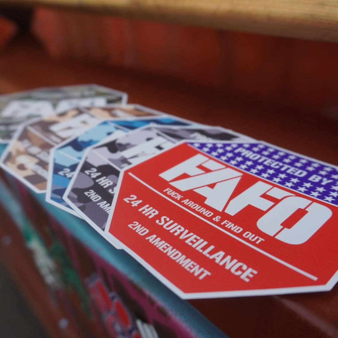 Protected By FAFO Stickers (5-Pack)