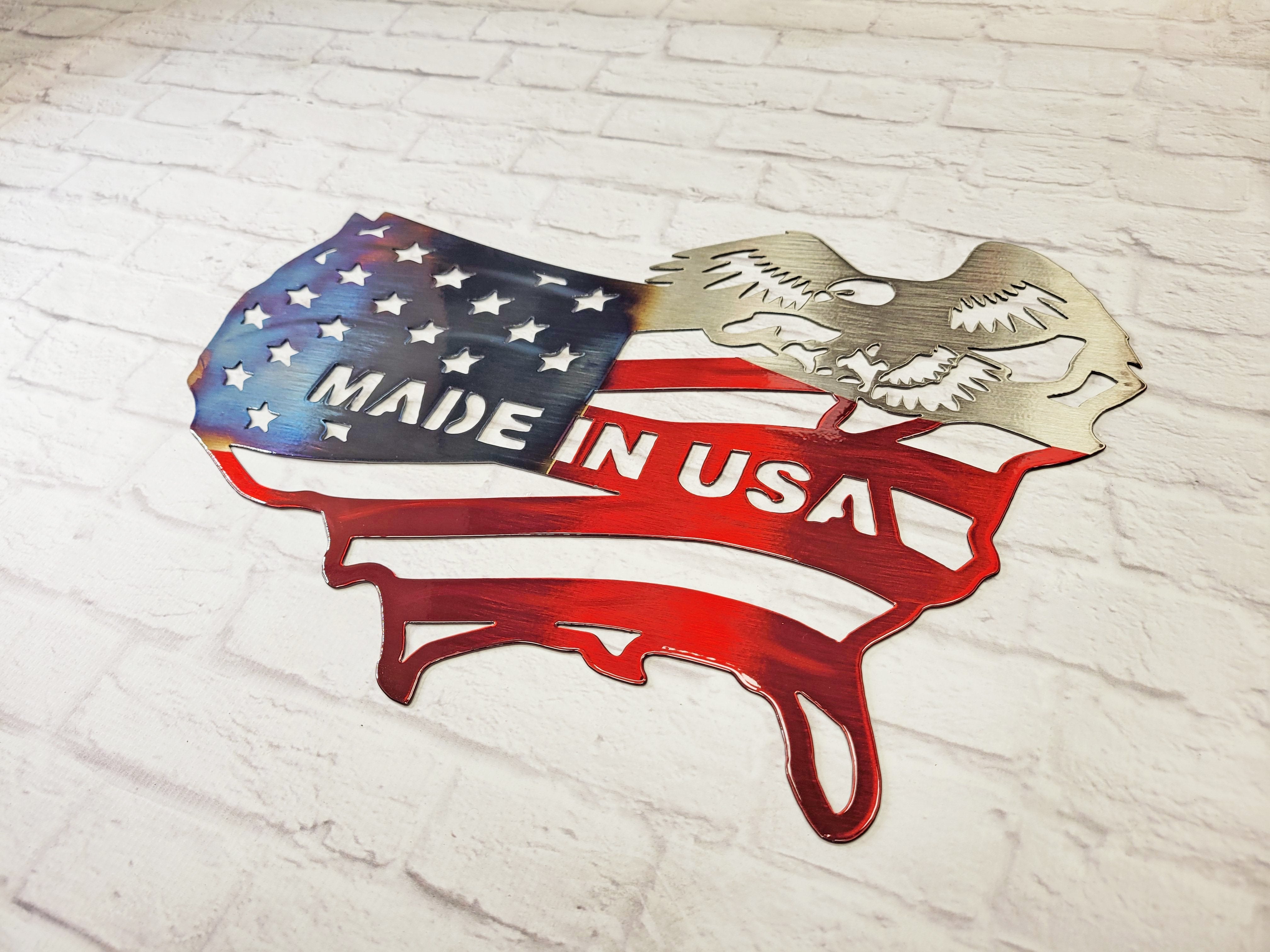 Made In USA Flag - High Quality 100% Made In The USA – Nashville Metal Art