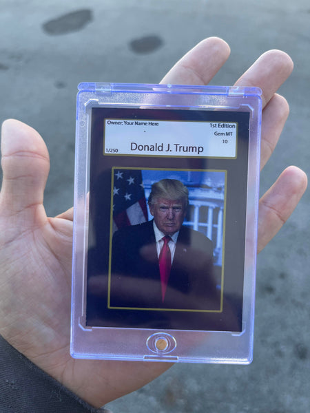 Donald J. Trump Presidential Trading Card – Nashville Metal Art