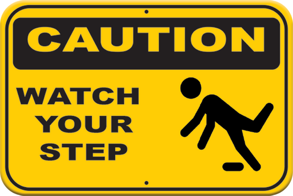 Watch Your Step - Durable UV Printed Aluminum Sign – Nashville Metal Art