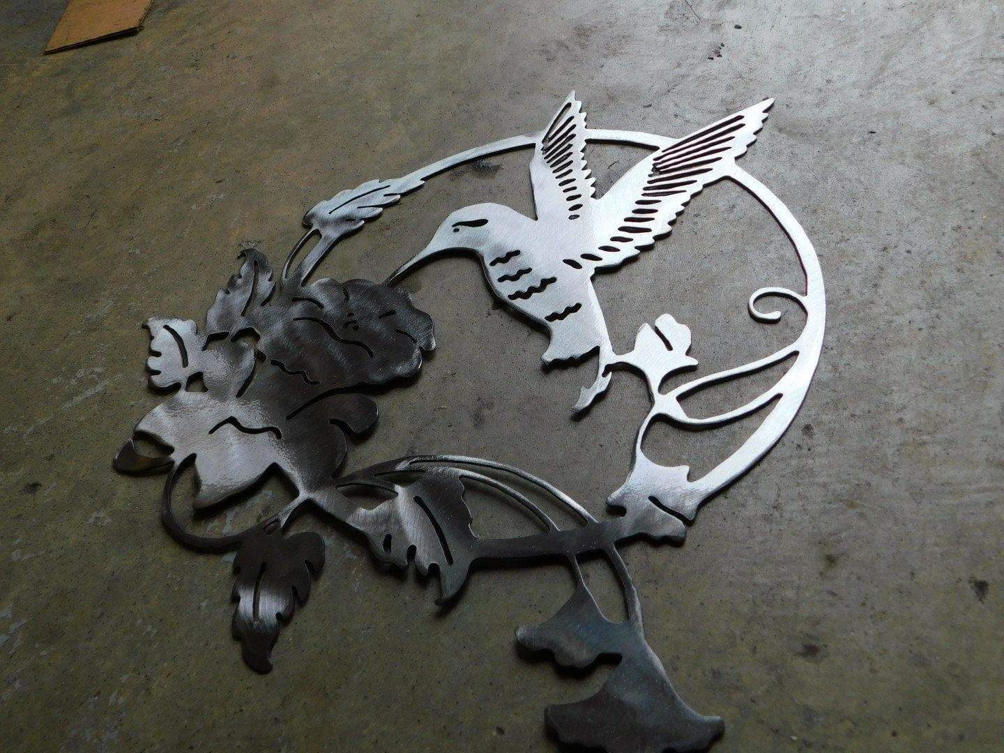 Hummingbird - Made From Steel - FREE SHIPPING – Nashville Metal Art