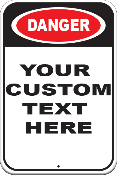 Custom Danger Sign - Durable Aluminum Warning Signs – Nashville Metal Art