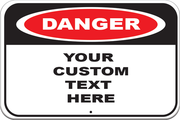 Custom Danger Sign - Durable Aluminum Warning Signs – Nashville Metal Art