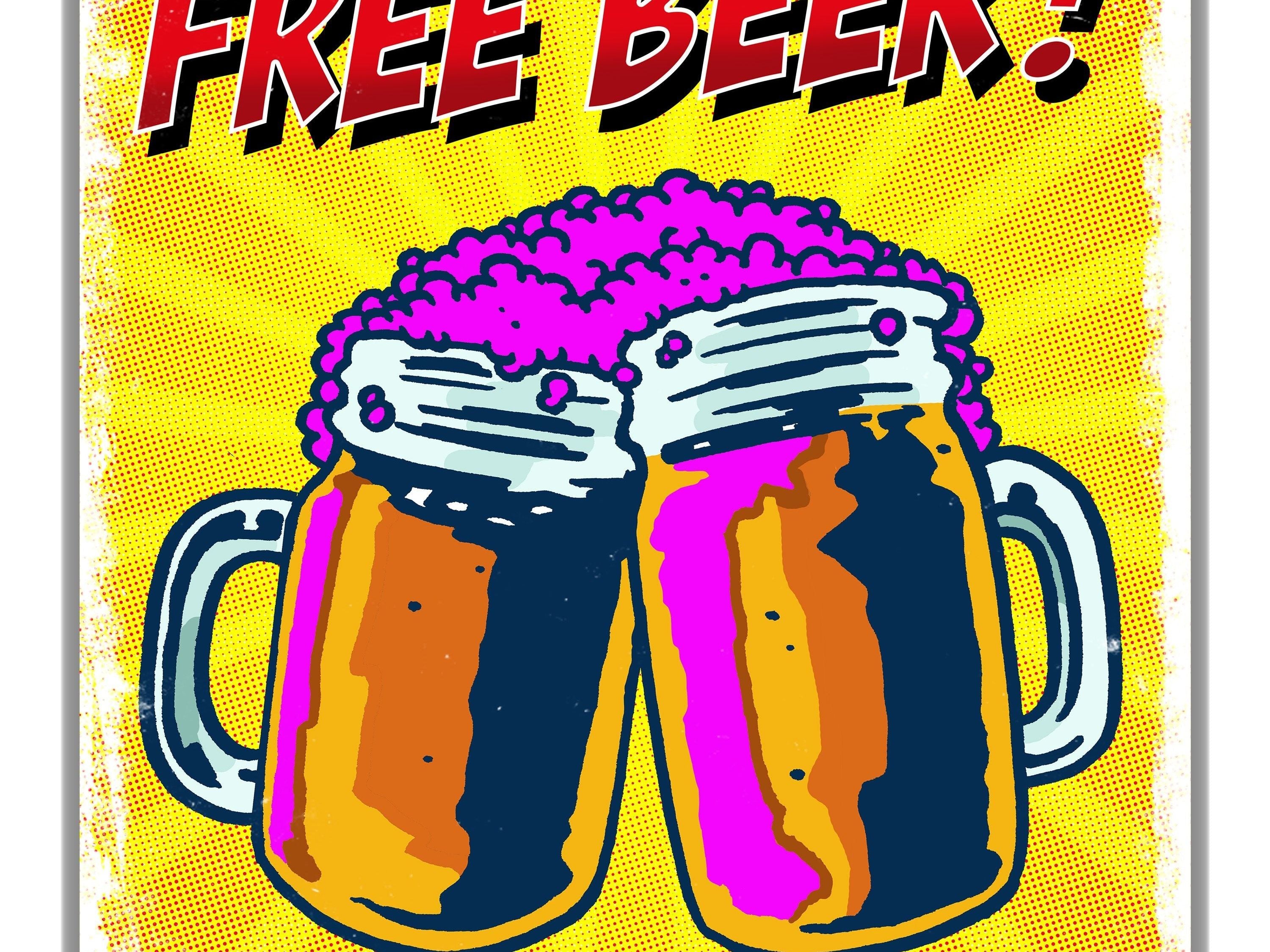 Free Beer- UV Printed Steel – Nashville Metal Art