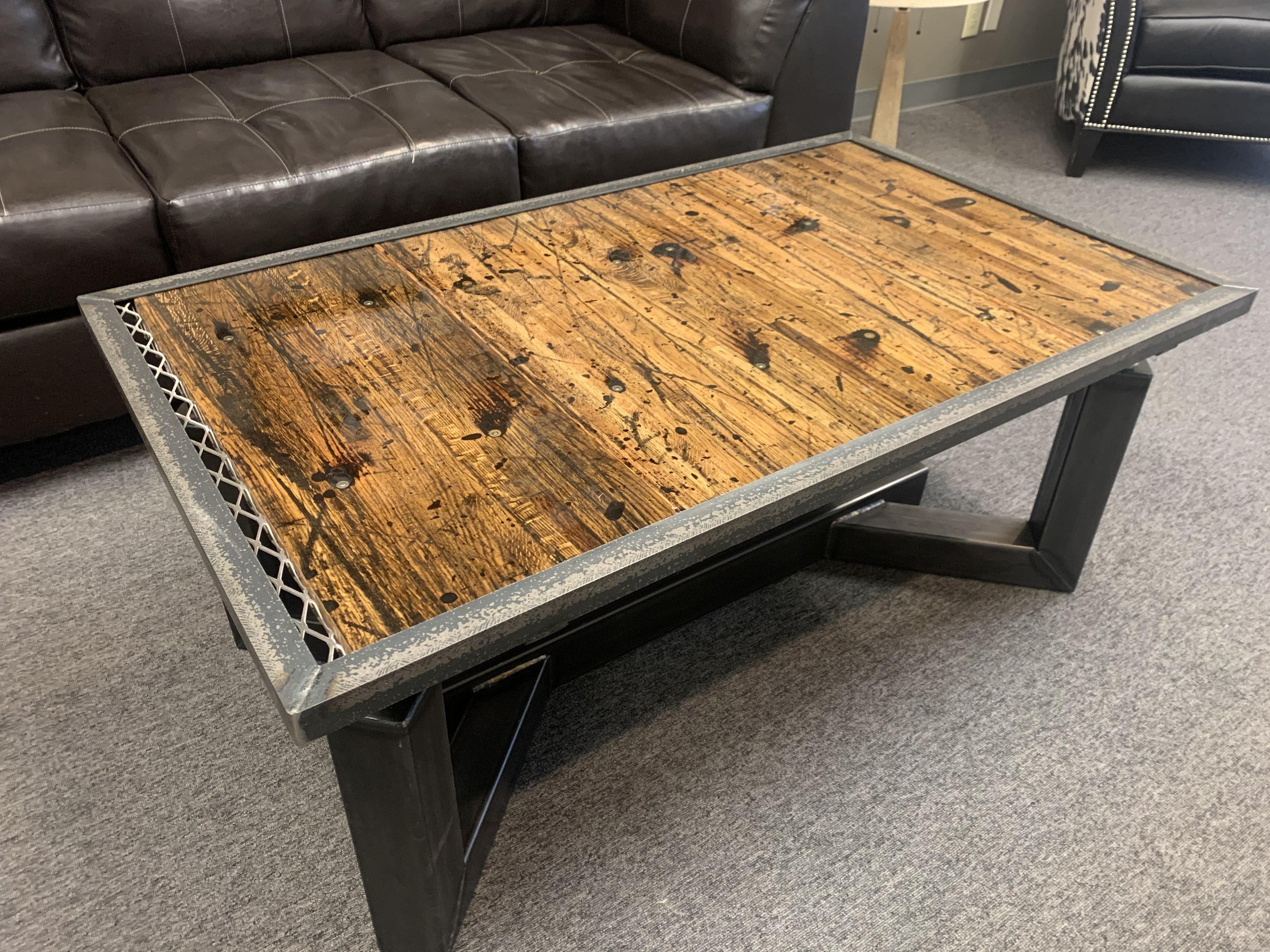 Industrial Bullet Coffee Table – Nashville Metal Art