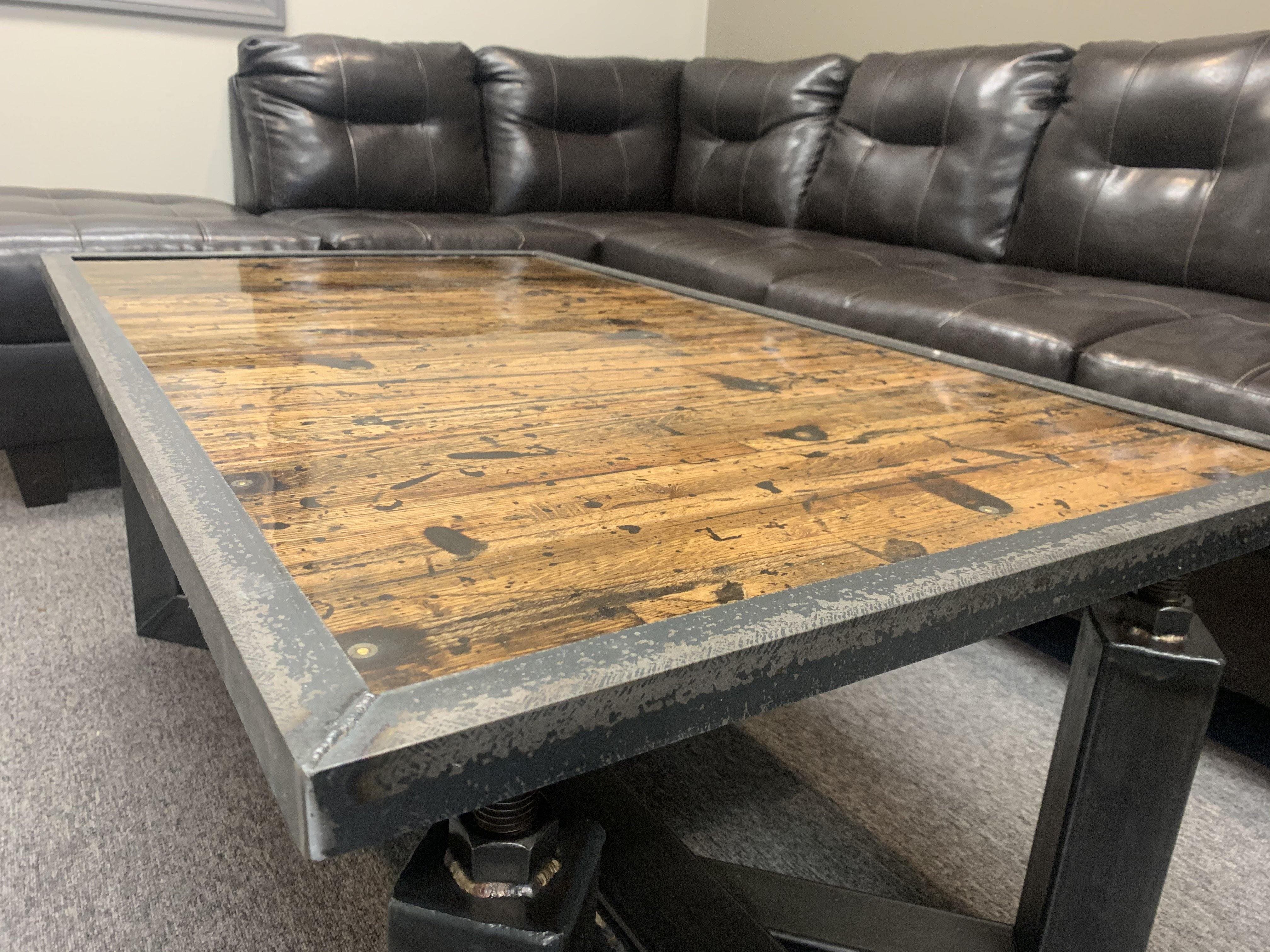 Industrial Bullet Coffee Table – Nashville Metal Art