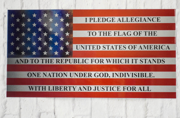 Pledge Of Allegiance American Flag – Nashville Metal Art