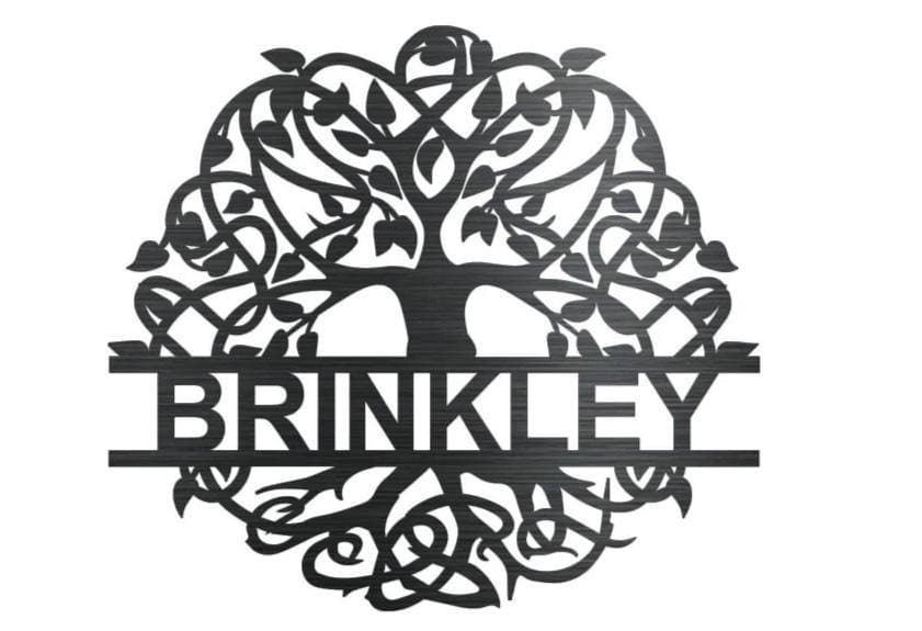 Tree Of Life Monogram – Nashville Metal Art