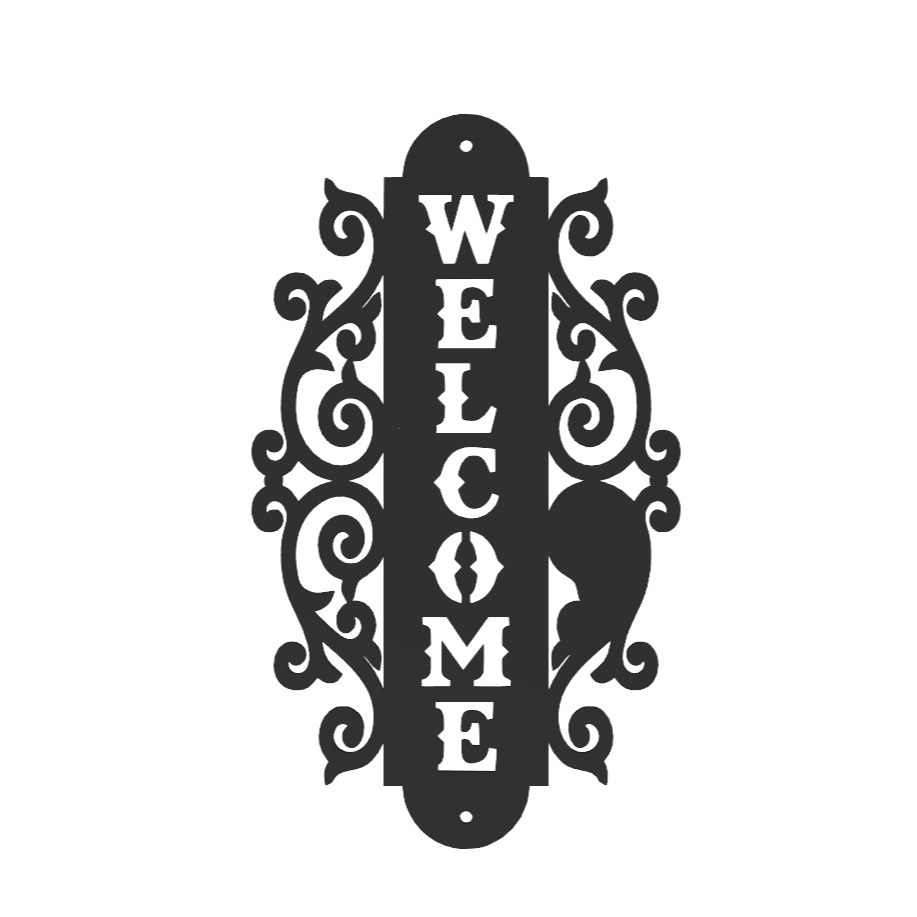 Welcome Address Plaque – Nashville Metal Art
