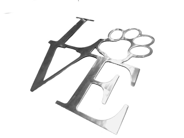 Dog Love - Made from Steel - Free Shipping! – Nashville Metal Art