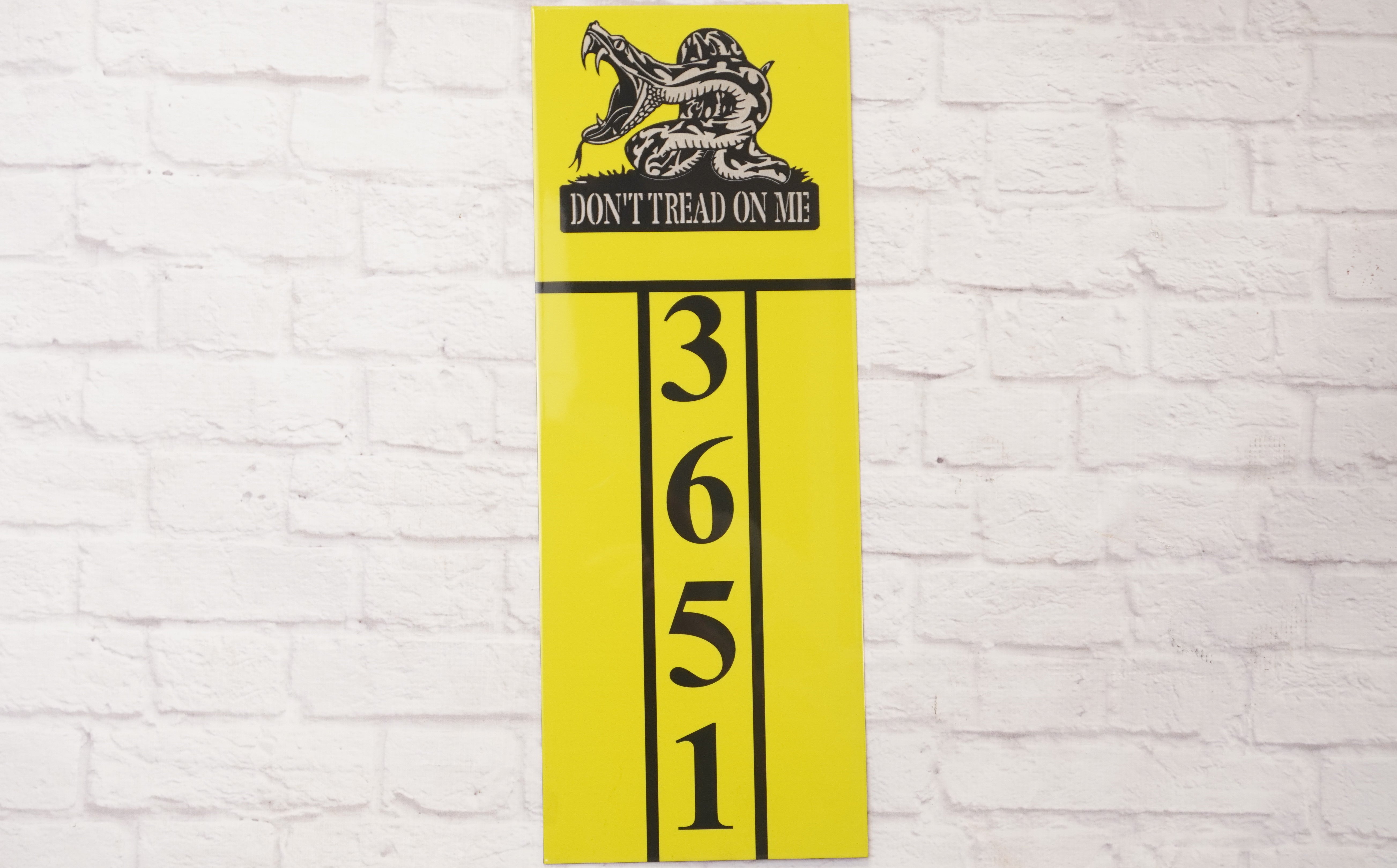 Gadsden Address Sign - High Quality 100% USA MADE – Nashville Metal Art