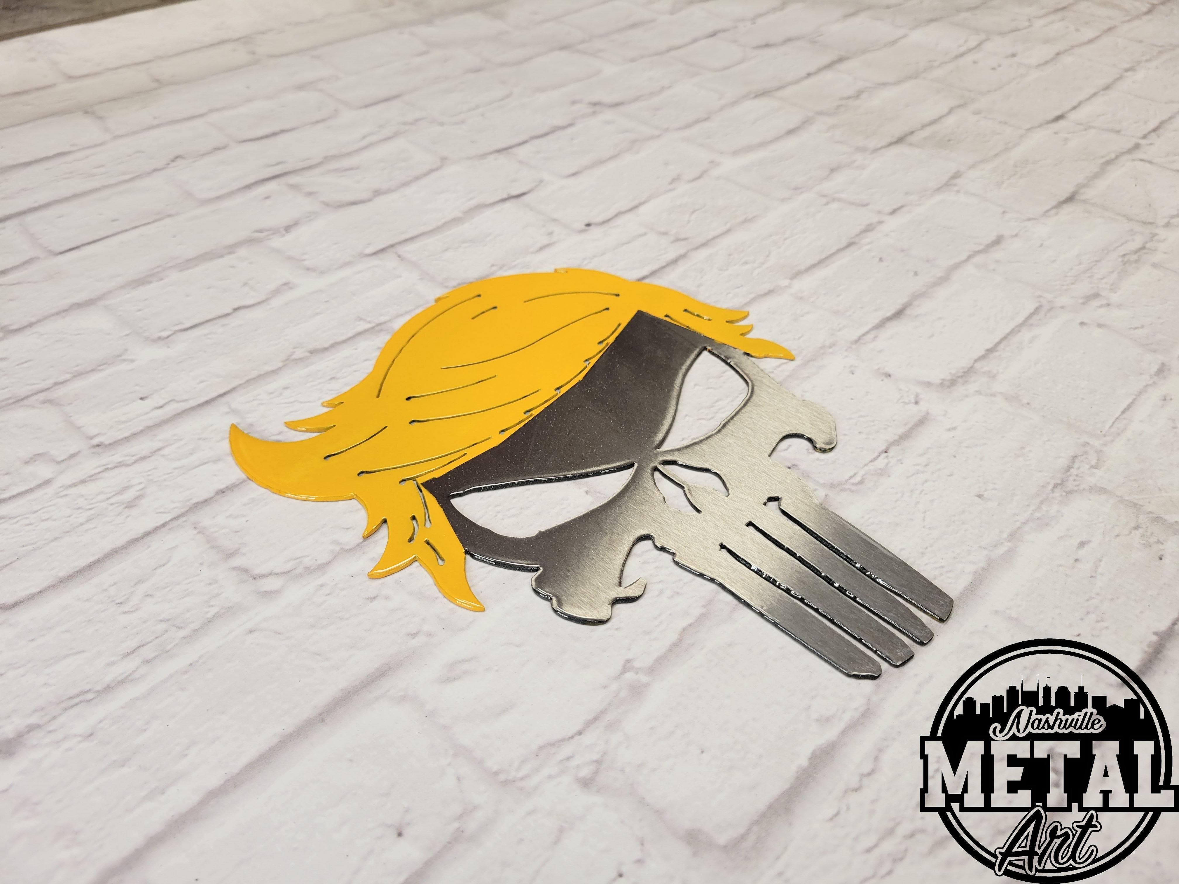 Trump Punisher Skull – Nashville Metal Art